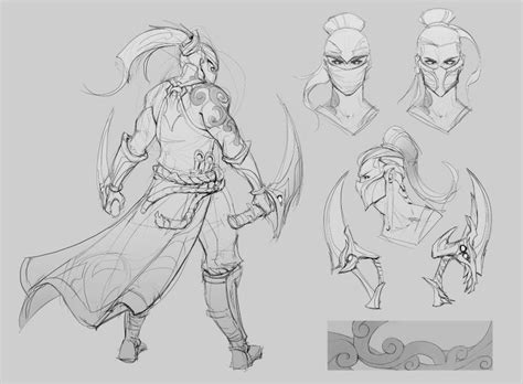 Blade Dancer Character Design Jax Concept Art Lunar Wraith Sylas