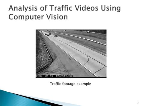 ppt an investigation into segmenting traffic images using various
