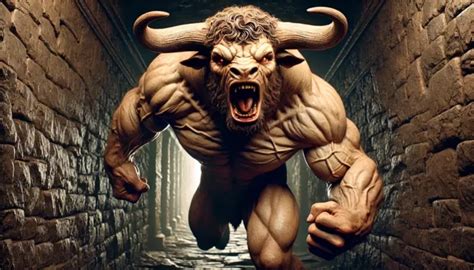 Minotaur Ancient Greece Greek Mythology Labyrinth Guardian