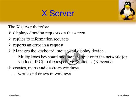 The X Window System Graphical User Interface Ppt