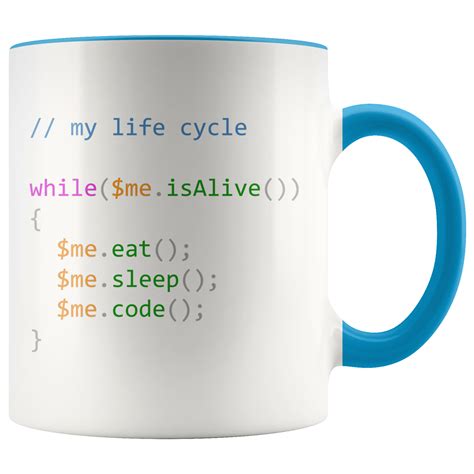 Eat Sleep Code Repeat Mug For Computer Programmes