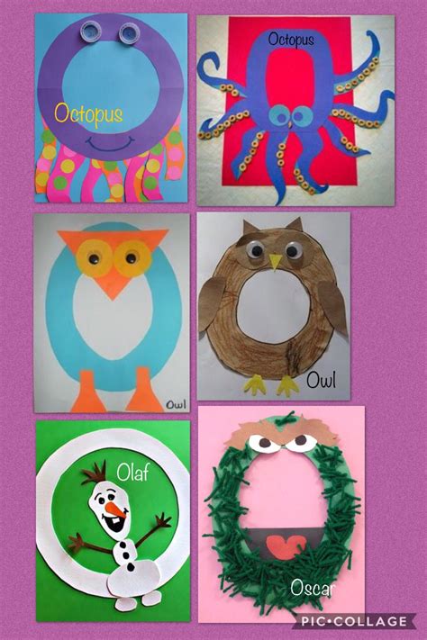 O Is For Octopus Preschool Letter Crafts Letter A Crafts Letter O