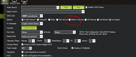Battery Failsafe HUD Message Copter ArduPilot Discourse