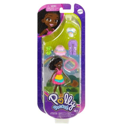 Boneca Polly Pocket Arco Iris Color Pop Mattel Ciatoy
