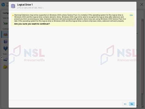 Effortless Logical Disk Expansion For HP Servers A Non Disruptive Solution