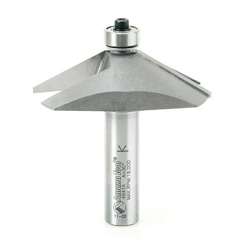 Carbide Tipped Chamfer 60 Degree X 2 1 2 Dia X 5 8 X 1 2 Inch Shank