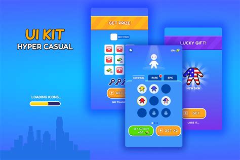 ui kit hyper casual 2d gui unity asset store