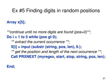 Ppt Perl Regular Expressions In Sas 9 Powerpoint Presentation Free Download Id6955982