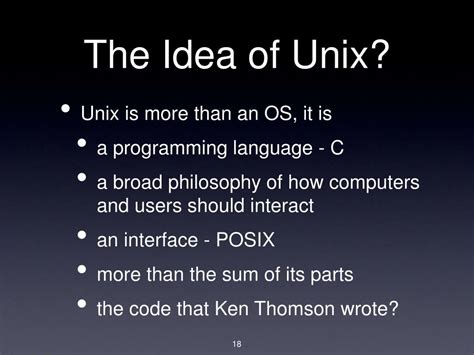 Ppt Unix 101 Unix For Windows Users Powerpoint Presentation Free