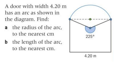 Geometry Find The Radius Of The Arc Mathematics Stack Exchange
