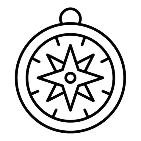Premium Vector Compass Icon