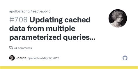 Updating Cached Data From Multiple Parameterized Queries After A Mutation Issue