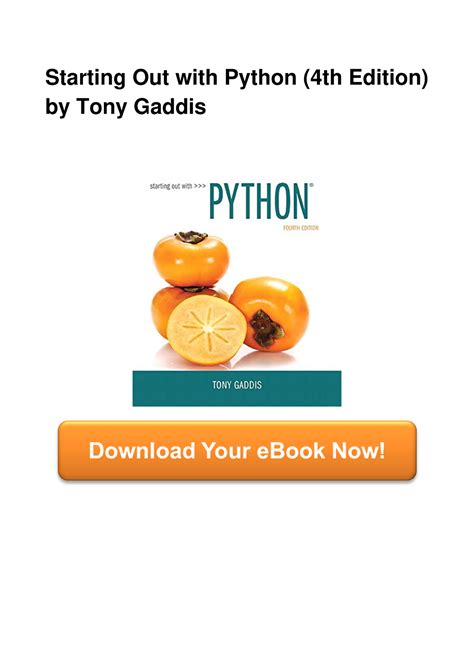 FULL PDF Starting Out With Python 4th Ed Starting Out With Python