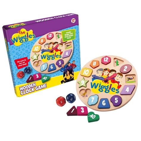 The Wiggles Wooden Clock Shopee Thailand