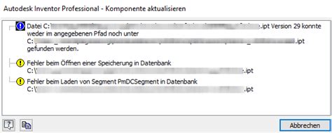 Error Loading Segment Pmdcsegment In Database C Ipt After