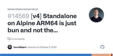V4 Standalone On Alpine Arm64 Is Just Bun And Not The Compiled Binary · Issue 14569