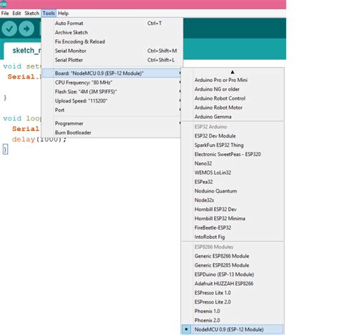 Esp8266 Wifi Bee Uploading Arduino Programs Techtutorialsx