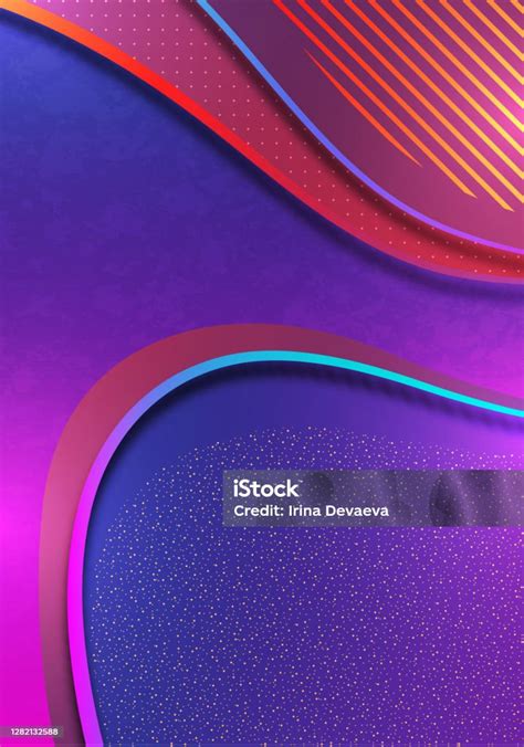 다채로운 추상파 기하학적 배경 그라데이션 추세 액체 형태의 조성 배너 전단지 커버 명함을 위한 템플릿 벡터 0명에 대한 스톡 벡터 아트 및 기타 이미지 Istock