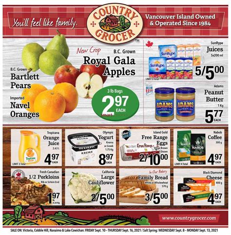 Country Grocer Salt Spring Flyer September 8 To 13