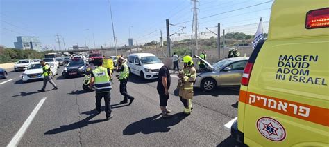 תאונת דרכים קשה במרחב איילון פצועה אנוש ו 2 באורח בינוני קל