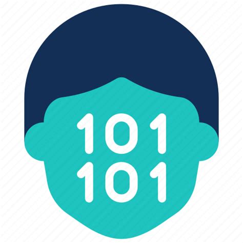Binary Code Human Meta Coding Person Icon Download On Iconfinder