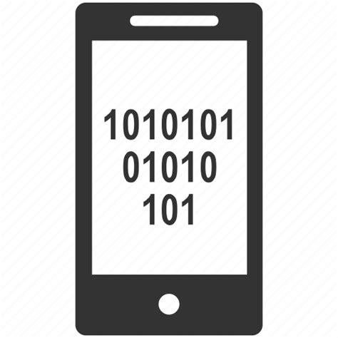 Binary Coding Mobile Development Mobile Programming Smartphone Icon