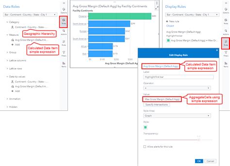 Va Report Example Use A Display Rule To Highlight The Maximum Of An