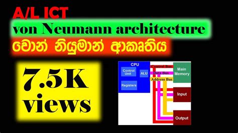 Ict Al Lesson 02 Von Neumann Architecture Fetch Execute Life Cycle Youtube