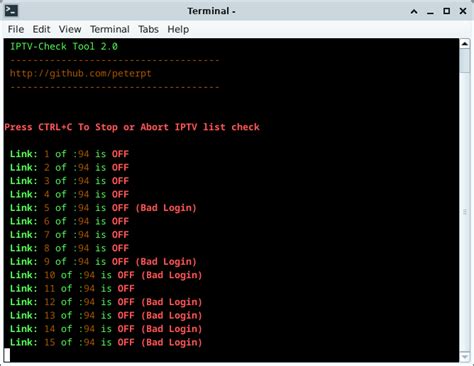 Github Peterpt Iptv Check A Script To Check If The Links In An Iptv List File M U Are