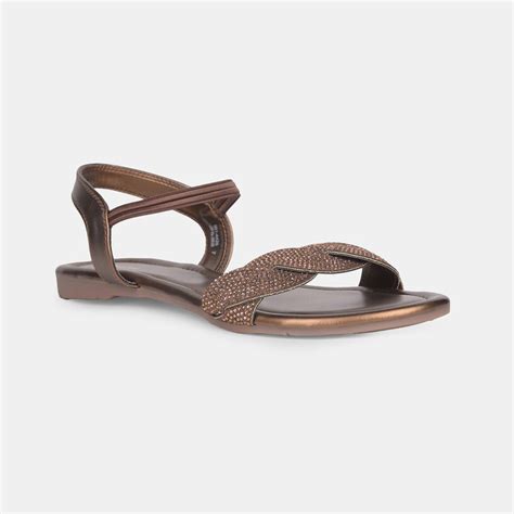 Bata Brown Sandal For Women Bata