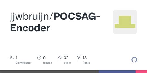 Github Jjwbruijnpocsag Encoder
