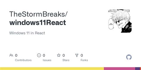 GitHub TheStormBreaks Windows React Windows In React
