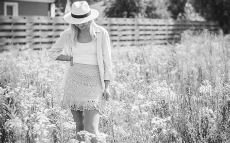 Cute Blonde Girl With Fresh Skin Outdoor Portrait Stock Image Image