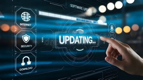 Update Software Application Upgrade Technology Concept Software Update Or Operating System