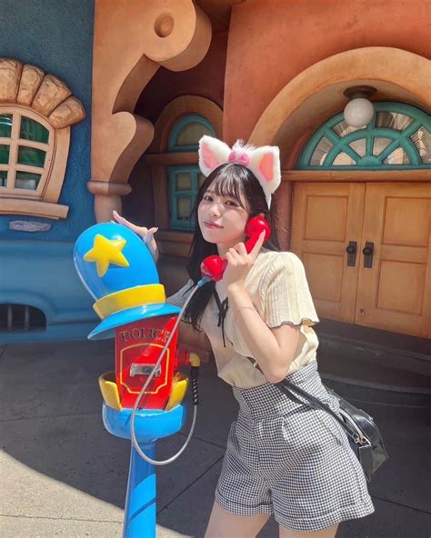 磯村美羽さんのインスタグラム写真 磯村美羽instagram「半年ぶりランド🐱🎀」7月17日 16時20分 Miuisomura