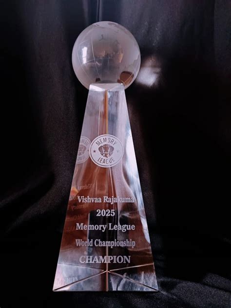 Worldchampion Vishvaarajakumar Worldcup Memory Championships Winner… Vishvaa Rajakumar