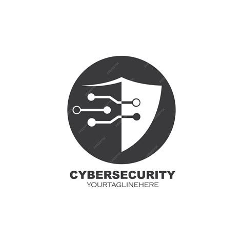 Premium Vector Cyber Security Shield Vector Icon Illustration Design Template