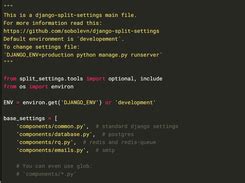 Django Split Settings Download SourceForge Net