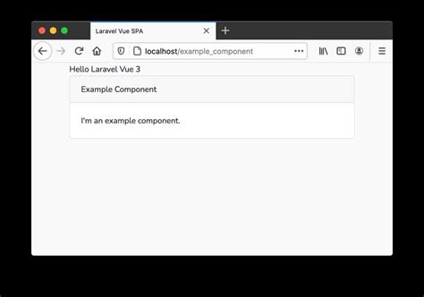 laravel 6 、 vue js 3 のプロジェクトに vue js のルートとなるシングルファイルコンポーネント sfc を指定する