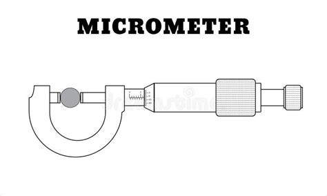 Micrometer Caliper Drawing