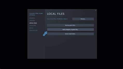what does validating steam files do buildrts