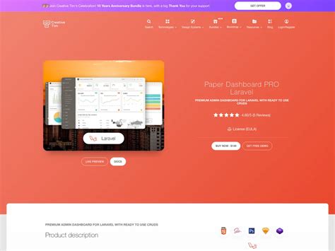 Ct Paper Dashboard Pro Laravel By Creativetimofficial A Laravel Template Built At Lightspeed