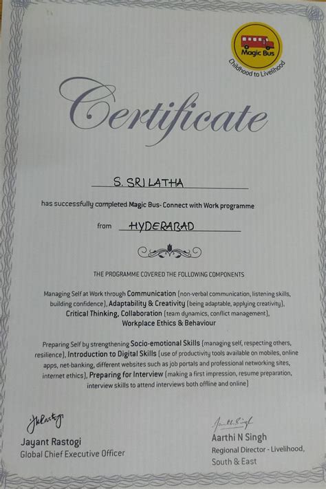 singoji srilatha on linkedin i have successfully completed a comprehensive soft skills training…