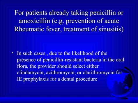 Infective Endocarditis Prophylaxis Ppt