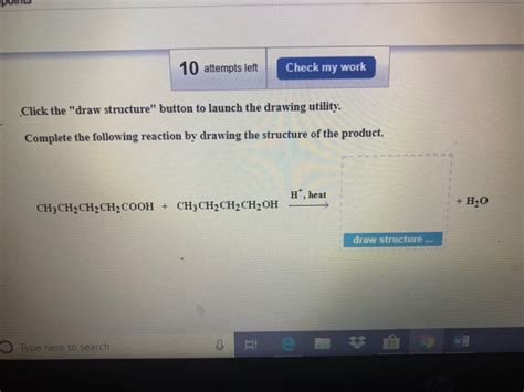 Solved 10 Attempts Left C Check My Work Click The Draw