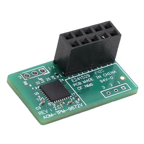 Tpm 2 0 Module 10 Pin Spi High Security Pcb Aom Tpm 9672v Trusted Platform Module For