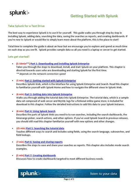 Splunk Reference Pdf Database Index World Wide Web
