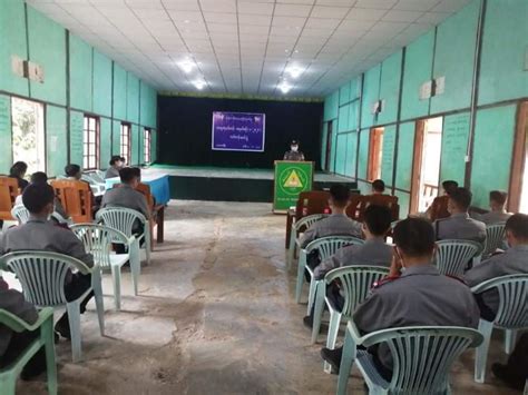 စစ်ကိုင်းတိုင်းဒေသကြီး အရာ တော်မြို့နယ်တွင် အ ထွေ ထွေ ရွေး ကောက်ပွဲအတွက် အထူးရဲ သင်တန်း ဆင်းပွဲက