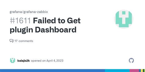 Failed To Get Plugin Dashboard · Issue 1611 · Grafanagrafana Zabbix · Github