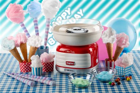 ბამბის ნაყინის აპარატი Ariete 2973 Party Time Cotton Candy Machine Red ...